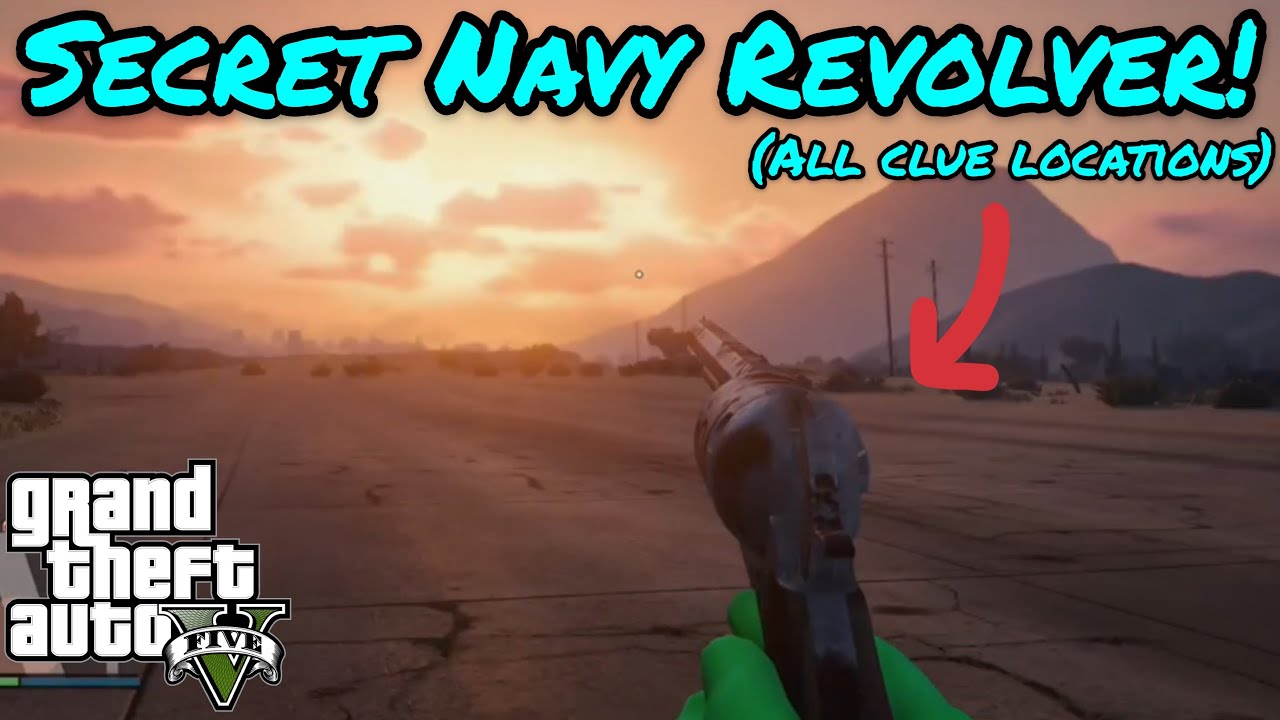 Secret Navy Revolver! (All clue locations) (275,000) / GTA 5 Online ...