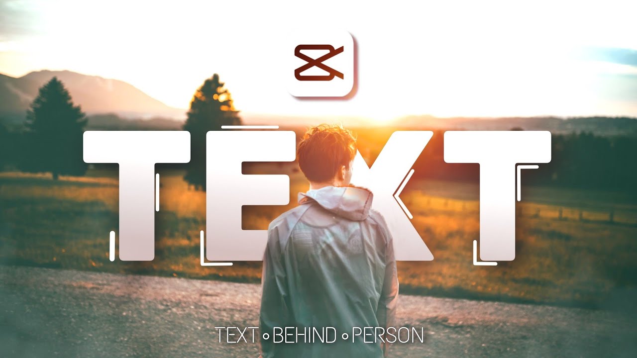 Text Behind Person Effect || CapCut Tutorial - YouTube
