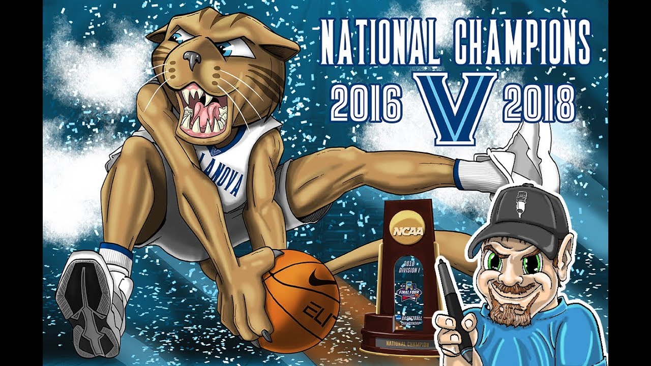 How to Draw the Villanova Wildcats Mascot - YouTube
