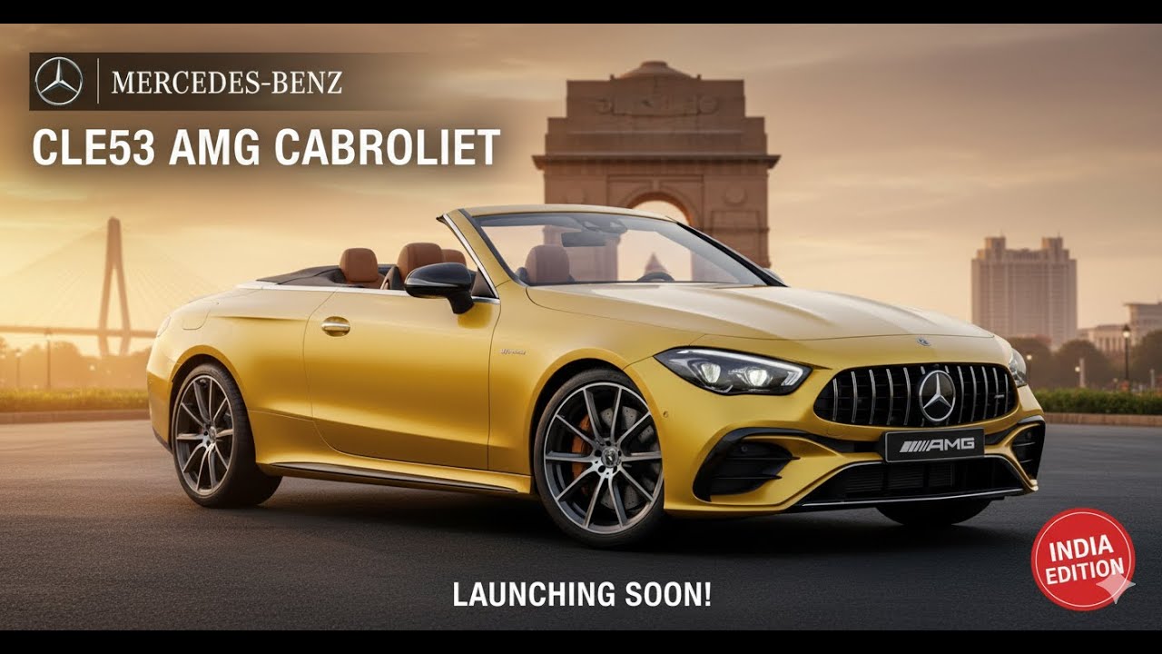 2025 Mercedes CLE53 AMG Cabriolet Review | Luxury Convertible India ...