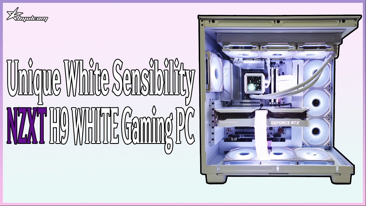 PC Build | Unique White Sensibility NZXT H9 WHITE Gaming PC (7800X3D ...
