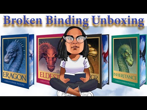 Inheritance Cycle by Christopher Paolini Broken Binding Special Edition - YouTube