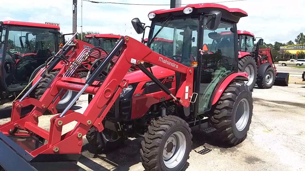 Mahindra 2545 Shuttle 4WD Cab - YouTube