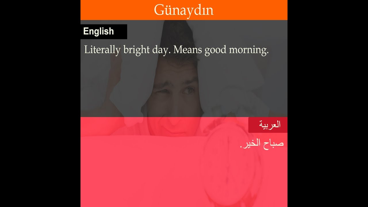 Say good morning, good afternoon, good evening and good night in ...