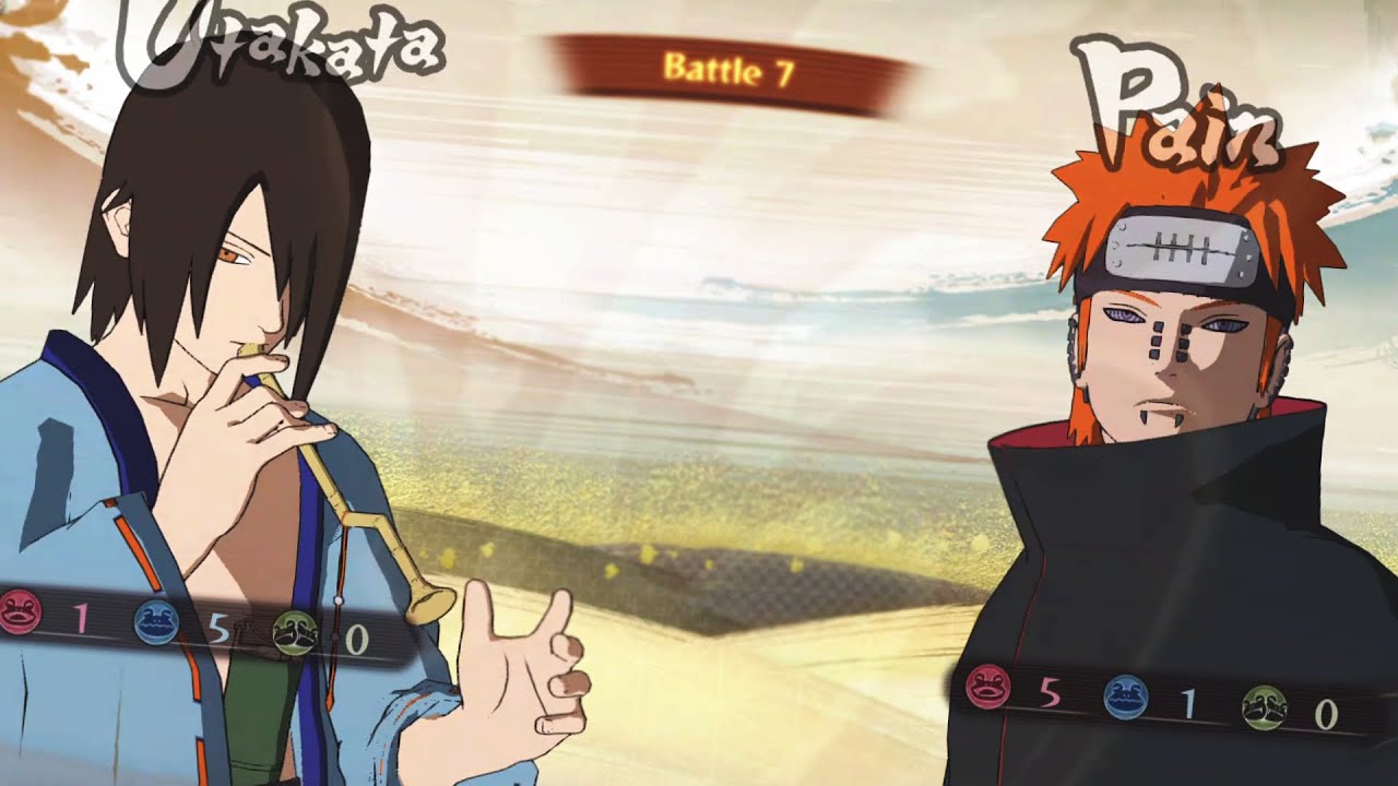 PAIN VS UTAKATA FIGHT | NINJA STORM 4 - YouTube
