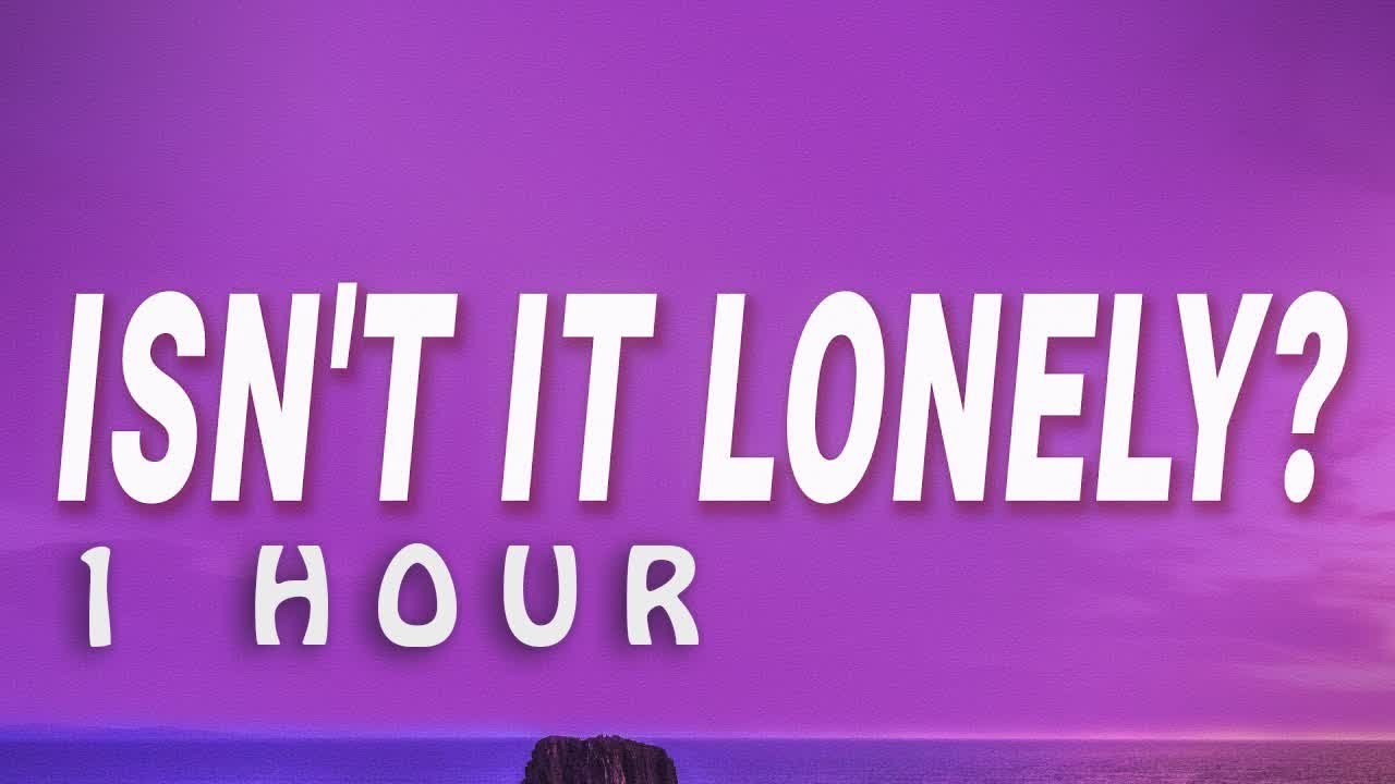 ROSÉ - Isn't it lonely (number one girl) (Lyrics) | 1 hour - YouTube