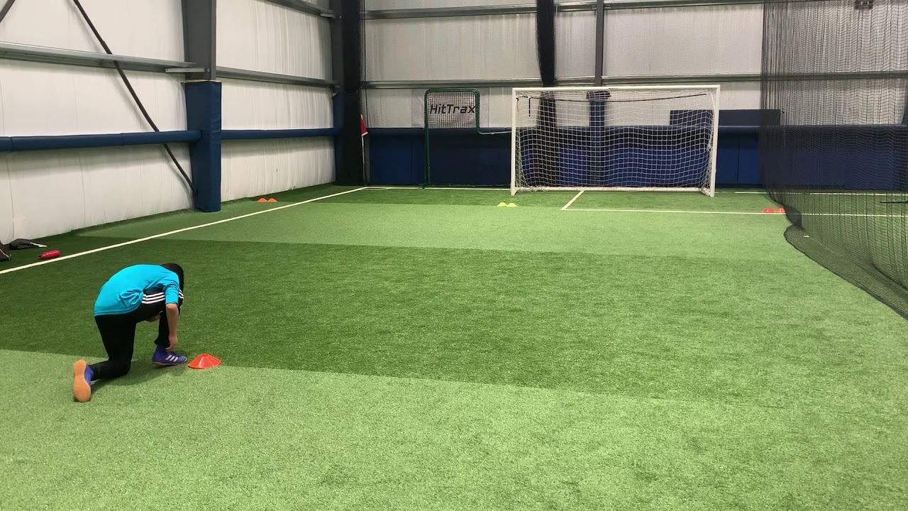 T Agility test - YouTube