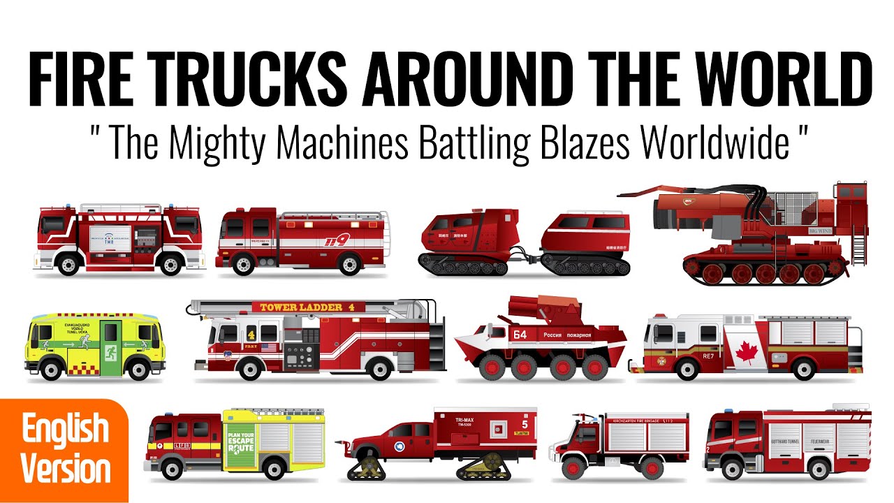 Fire Trucks Around The World - The Mighty Machines Battling Blazes ...