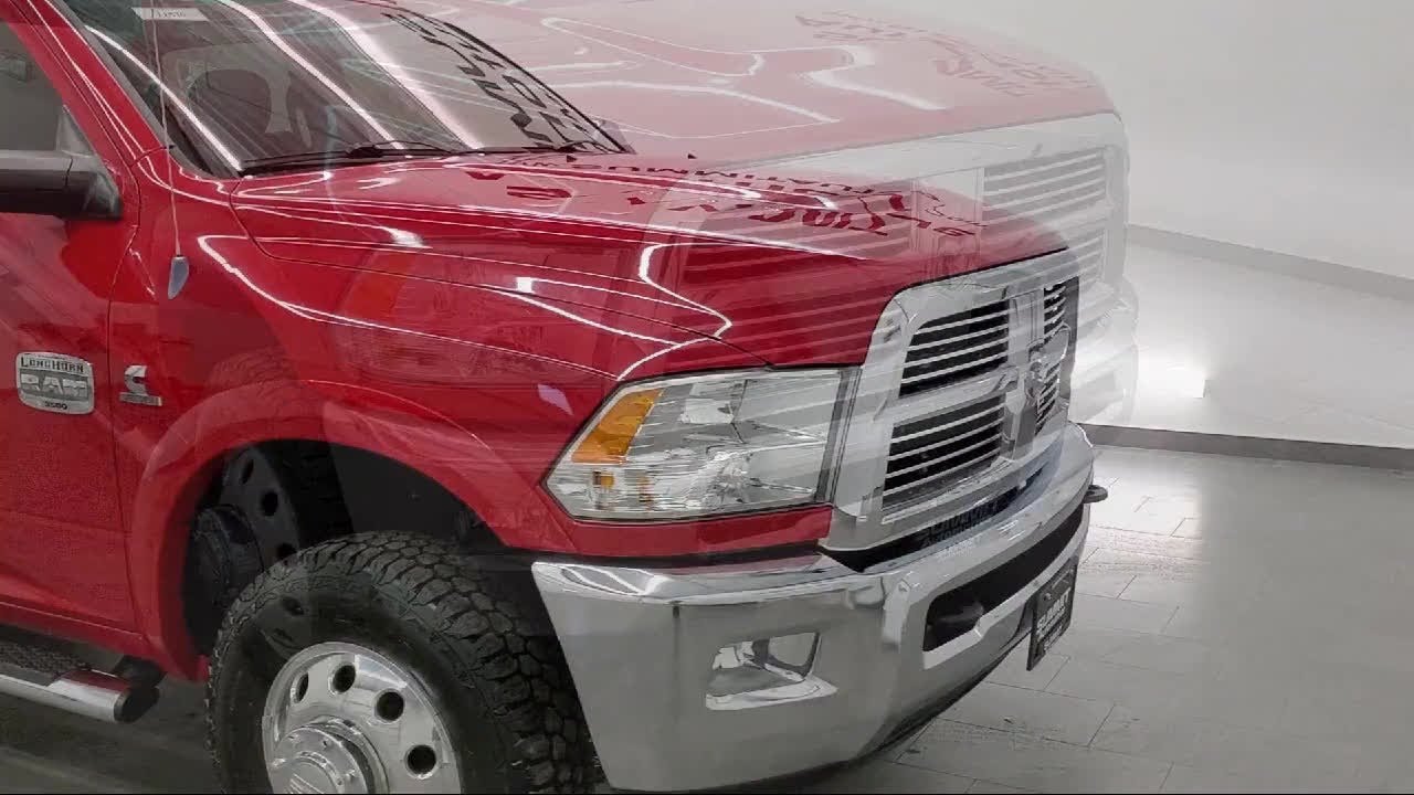 2012 Ram RAM 3500 Laramie Longhorn Flame Red Used. walk around for sale ...