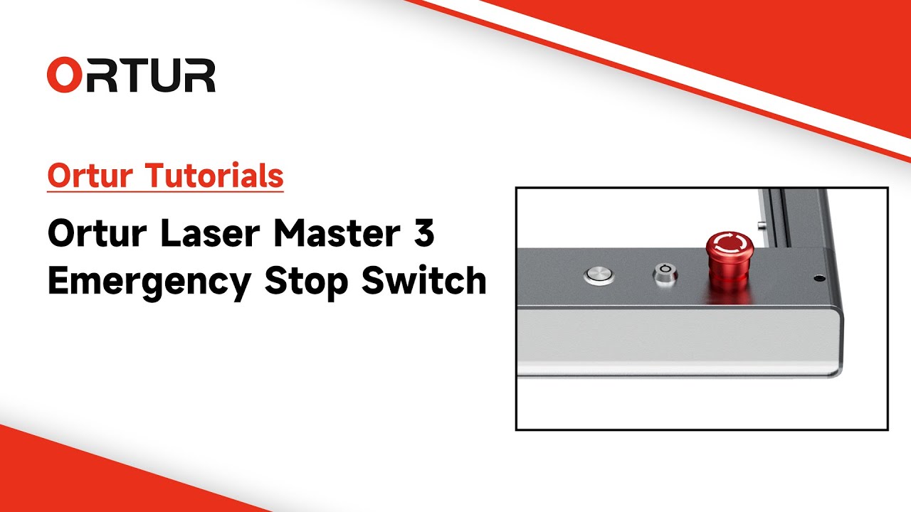 Ortur Laser Master 3 Emergency Stop Switch - YouTube