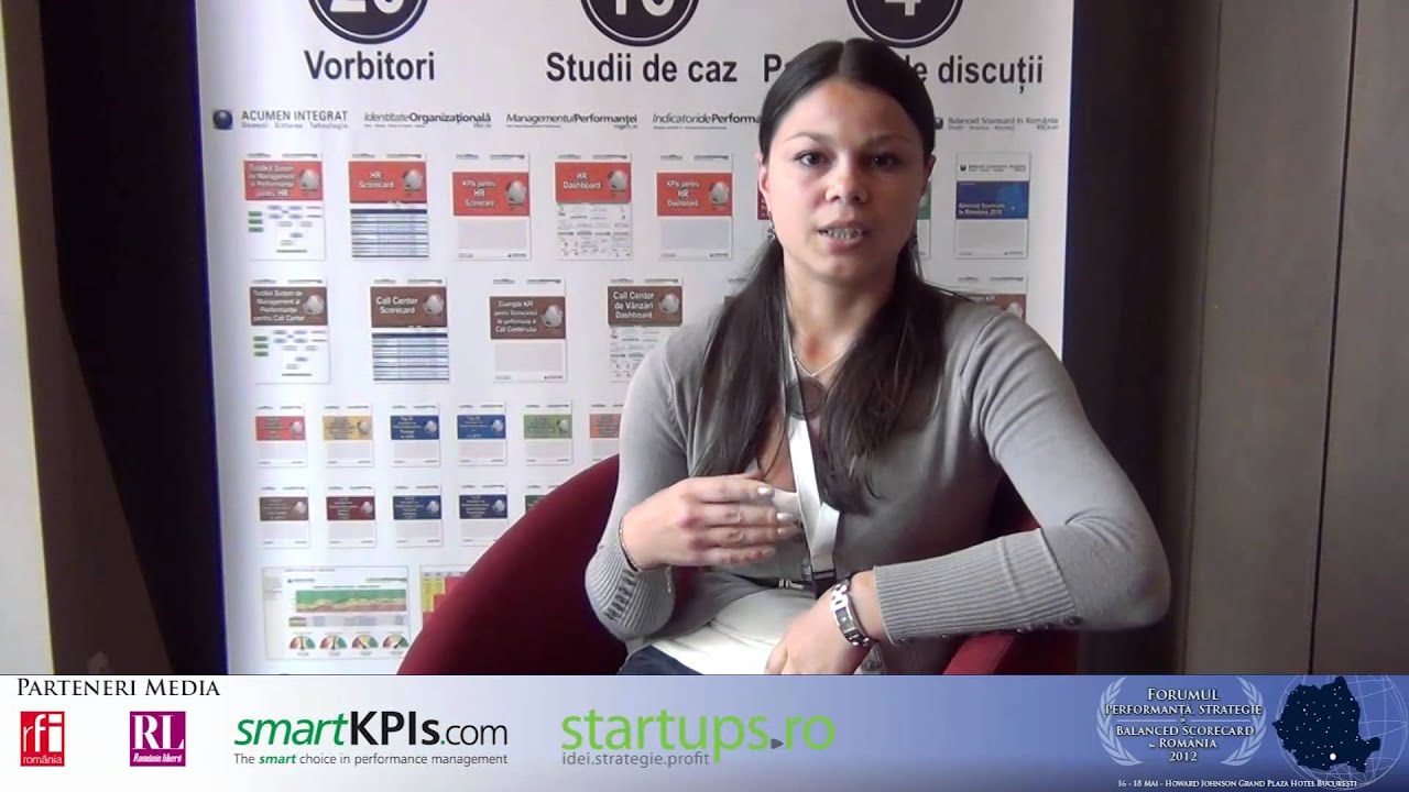 Interviu cu Anastasia Stefanita la Forumul Performanta, Strategie si ...