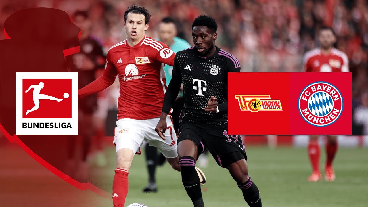 HIGHLIGHTS | Union Berlin vs. Bayern Munich (Bundesliga 2023-24) - YouTube