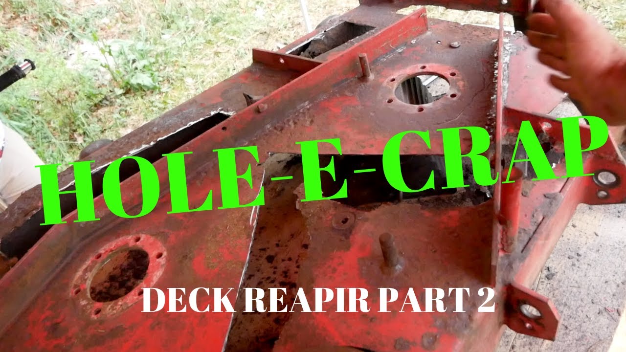 EXMARK DECK REPAIR / PART 2 - YouTube