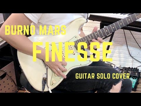 |結他教學| 火星人Bruno Mars | Finesse|  (Guitar solo design by Roy Ziv)