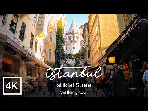 4k İstiklal Caddesi Yürüyüş Turu | Taksim Meydanı Turu 2020