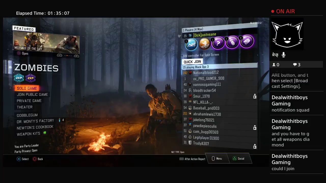 Playing Black Ops Zombies #5 - YouTube