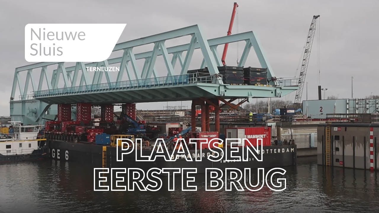 Timelapse plaatsen eerste brug - januari 2023 - YouTube