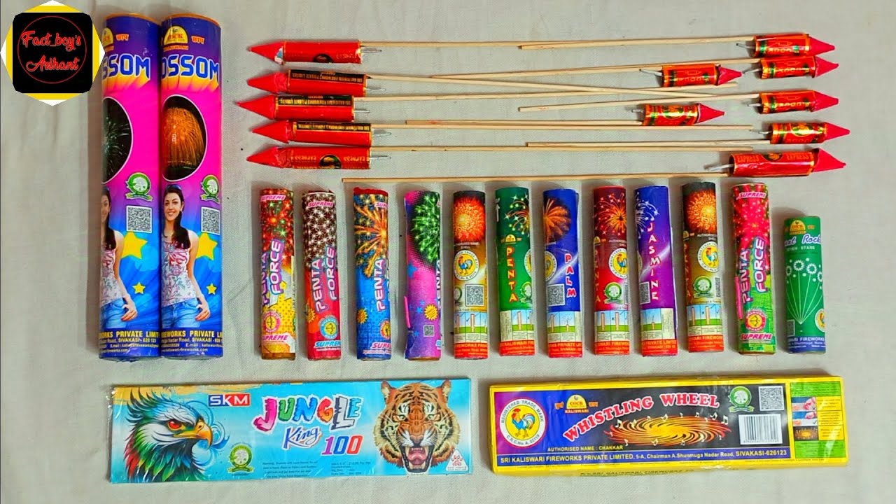 Testing Different Types of Crackers | Testing Diwali Crackers. - YouTube