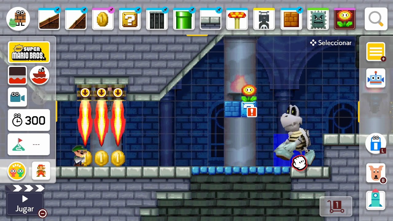 New Super Mario Bros DS Gamestyle in Mario Maker 2 | Preview #2 - YouTube
