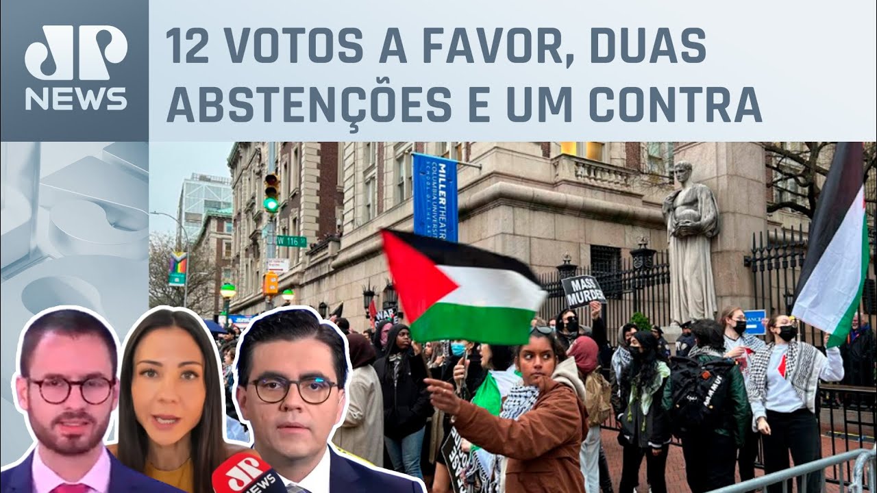EUA vetam adesão da Palestina como membro pleno da ONU; Neitzke, Amanda ...