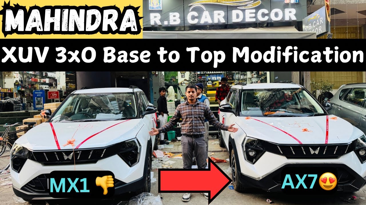 MAHINDRA XUV 3XO MX1 MODIFIED WITH PRICE🔥XUV 3XO MODIFICATION🔥XUV 3XO ...