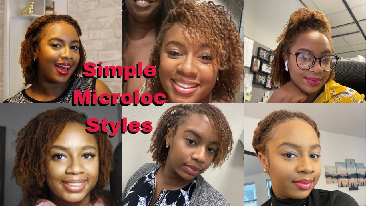 8 Quick & Easy Hairstyles for All Microlocs | Tommie Marie - YouTube
