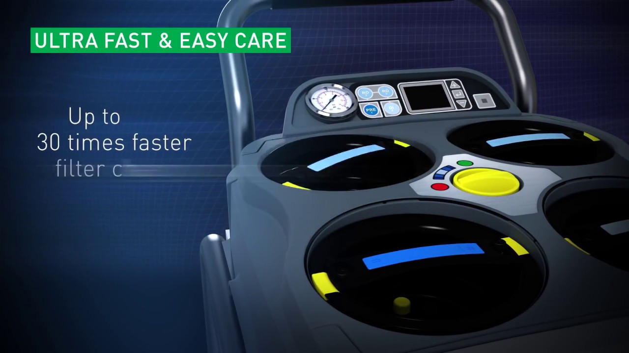 Unger hydro Power RO/DI filter for pure water window cleaning - YouTube