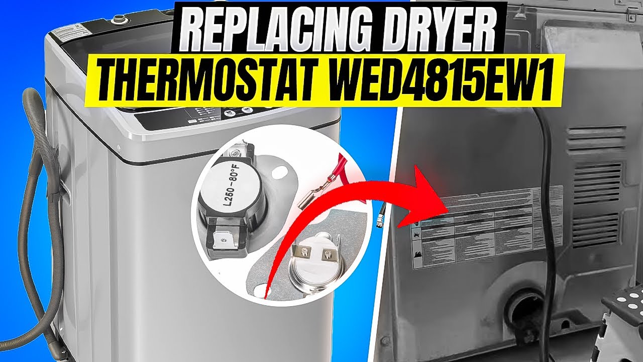 Replacing Dryer Thermostat WED4815EW1 - YouTube