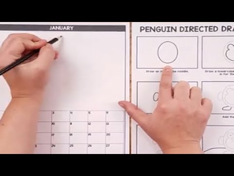 Directed Drawing Calendar - YouTube