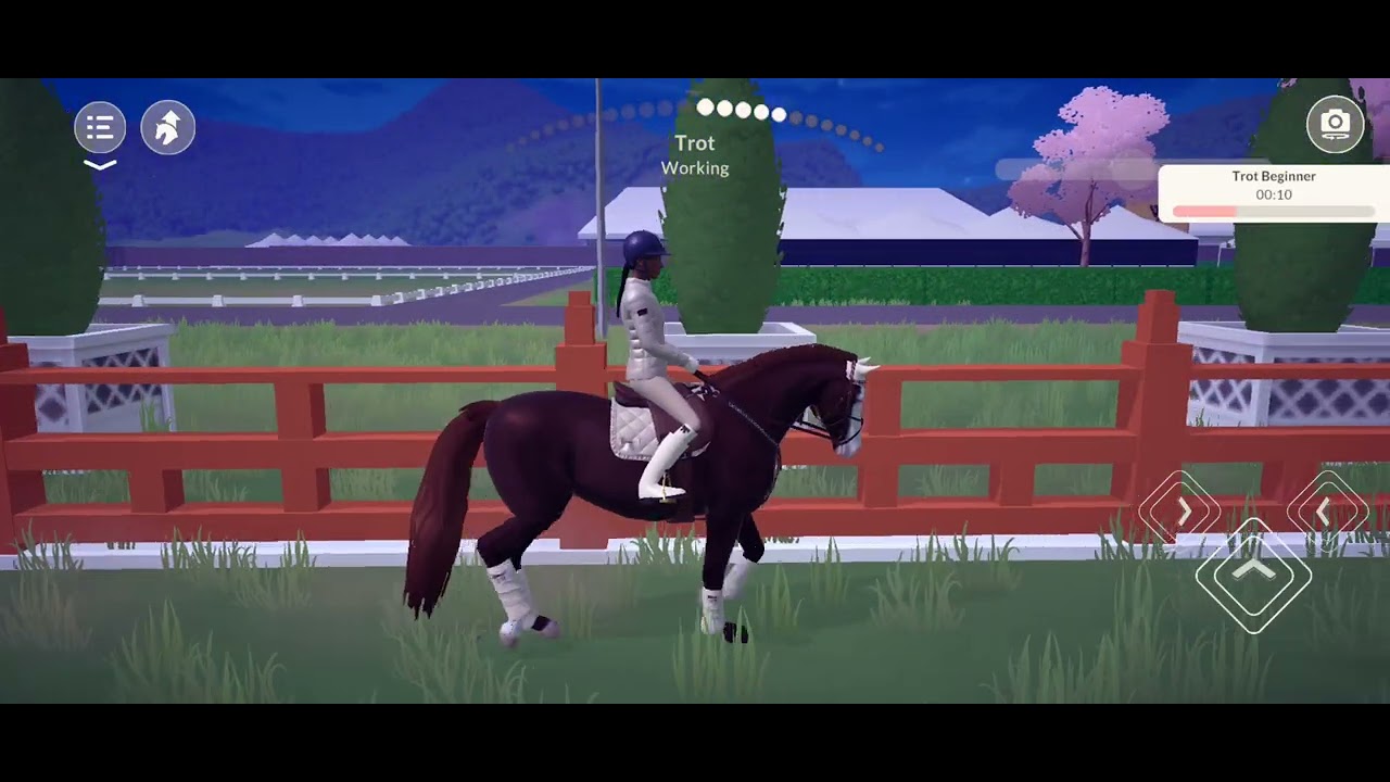 Equestrian The Game/working trot - YouTube