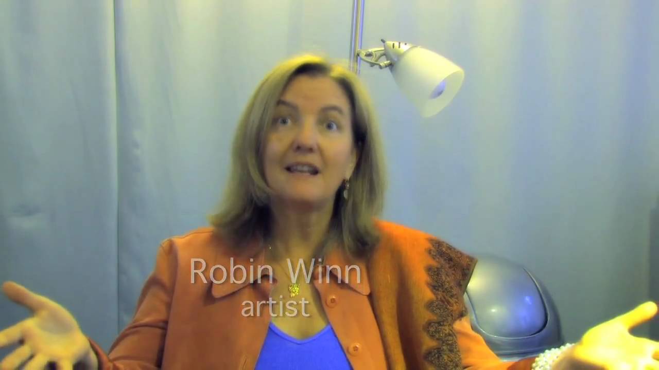 Carmichael Salon - May 2009. Art Exhibit by Robin Winn - YouTube