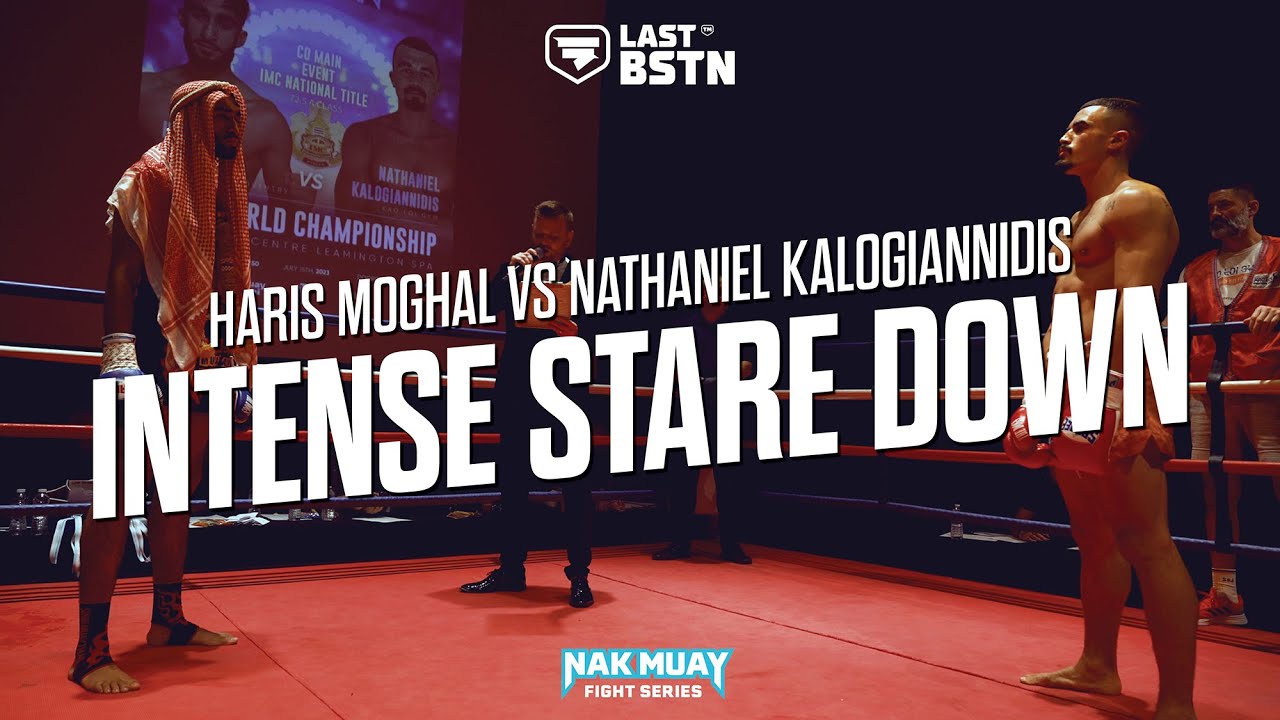 INTENSE STARE DOWN before a British Title Fight! - YouTube