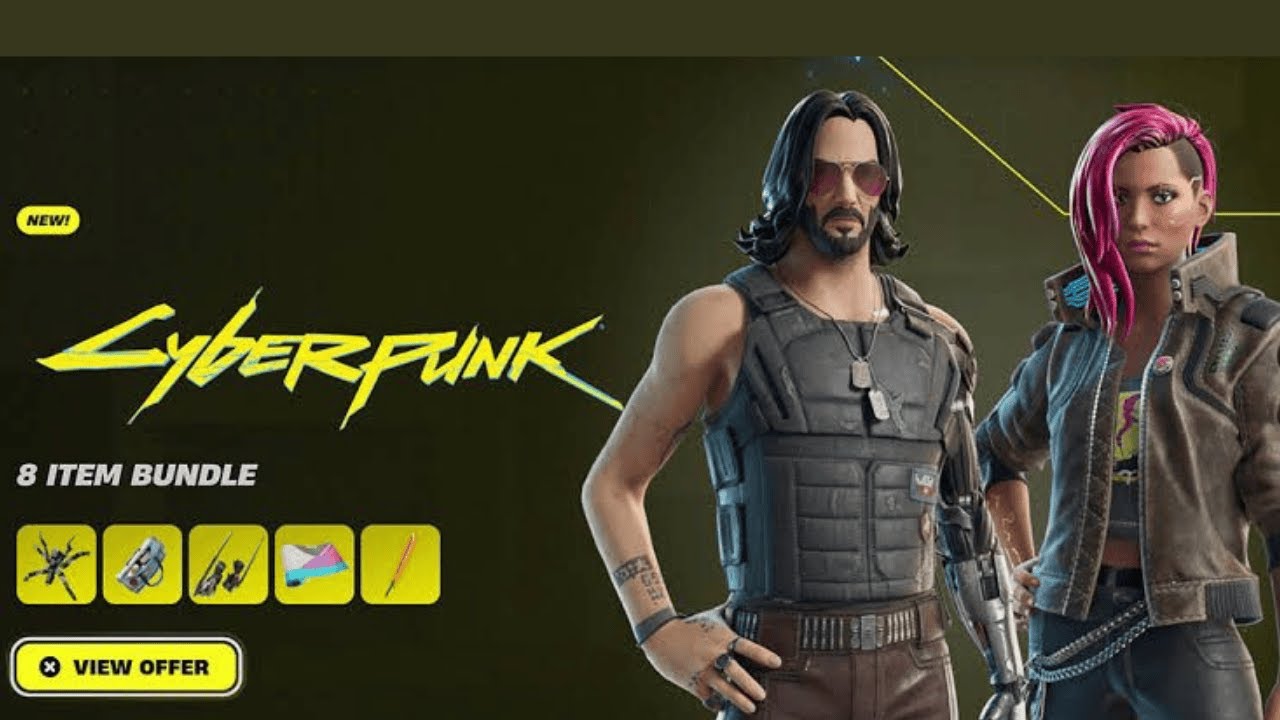 *NEW*FORTNITE X CYBERPUNK FULL BUNDLE IS FINALLY HERE!!😎👌#fortnite ...