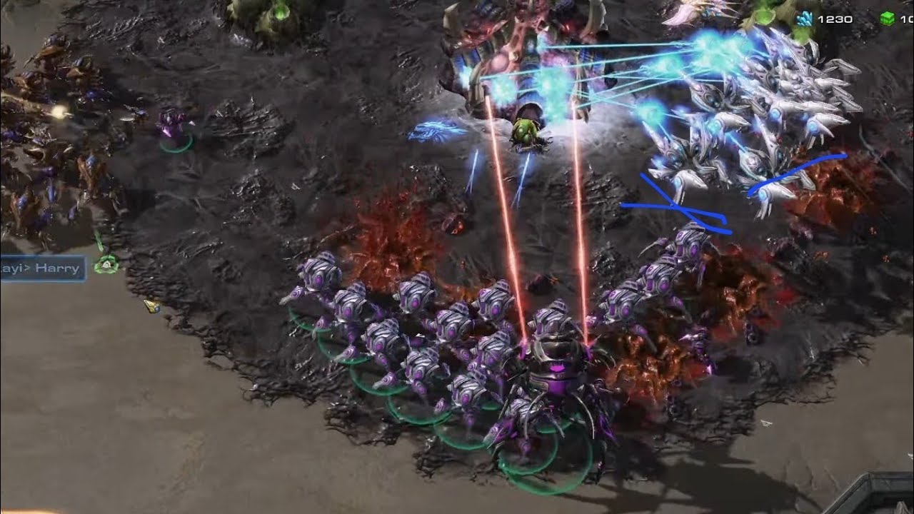 Crazy Back and forth 2v2 Custom Starcraft 2 Games - YouTube