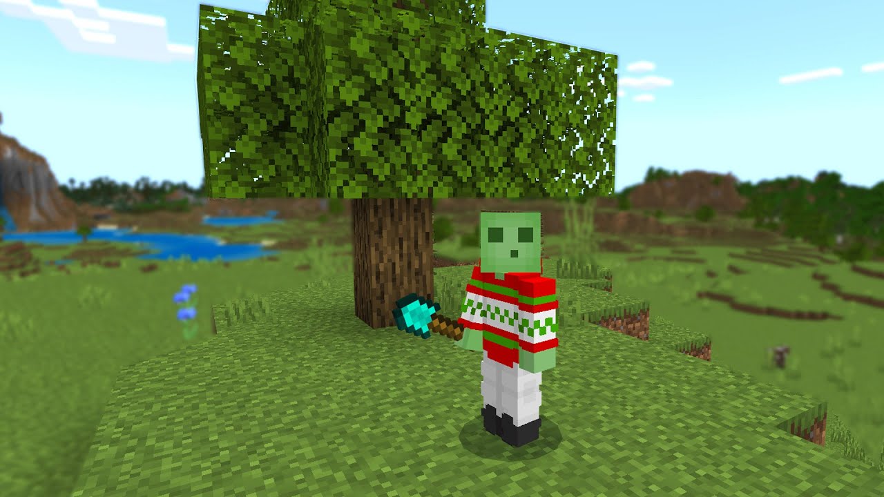 how to mine tree in minecraft (*UPDATED* METHOD) - YouTube