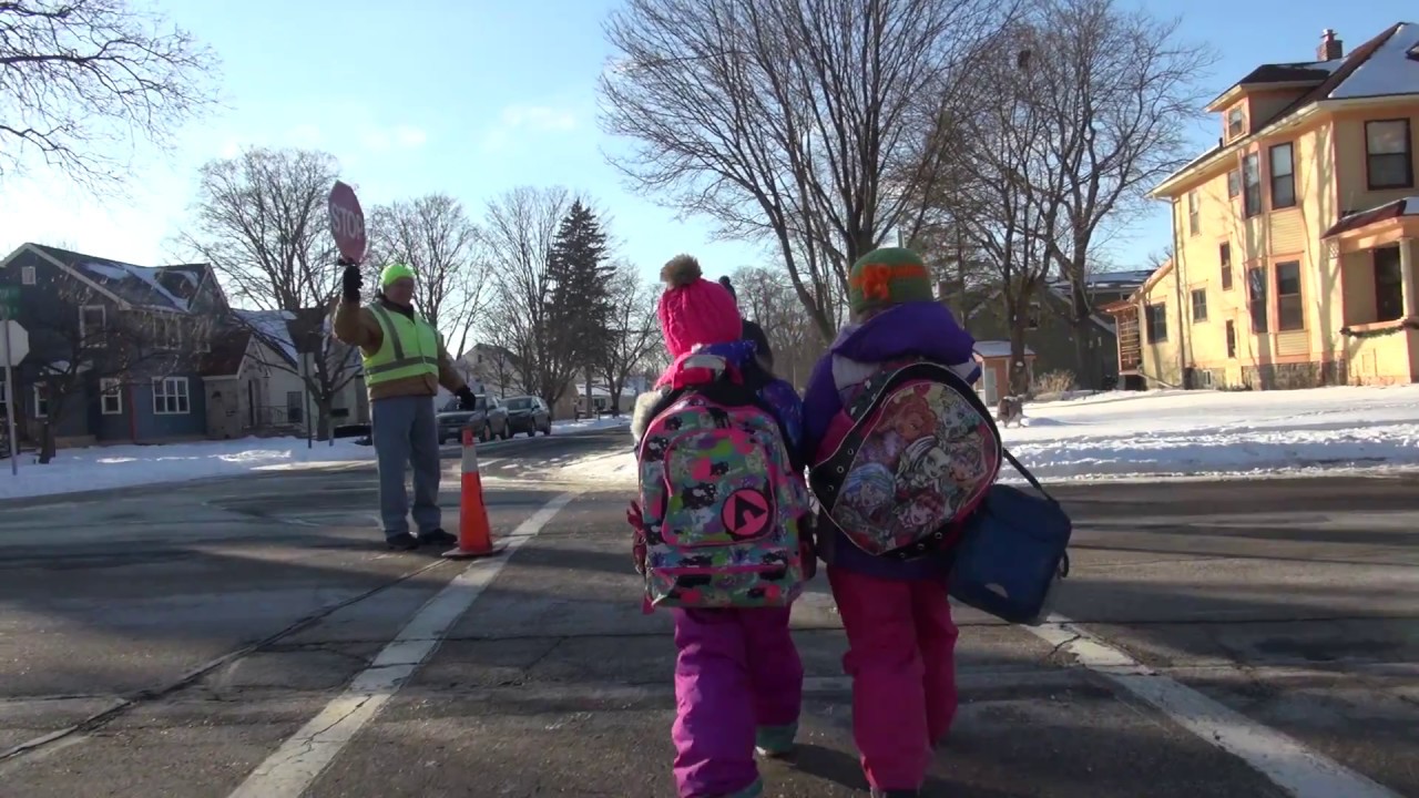 On The Job With A School Crossing Guard - YouTube