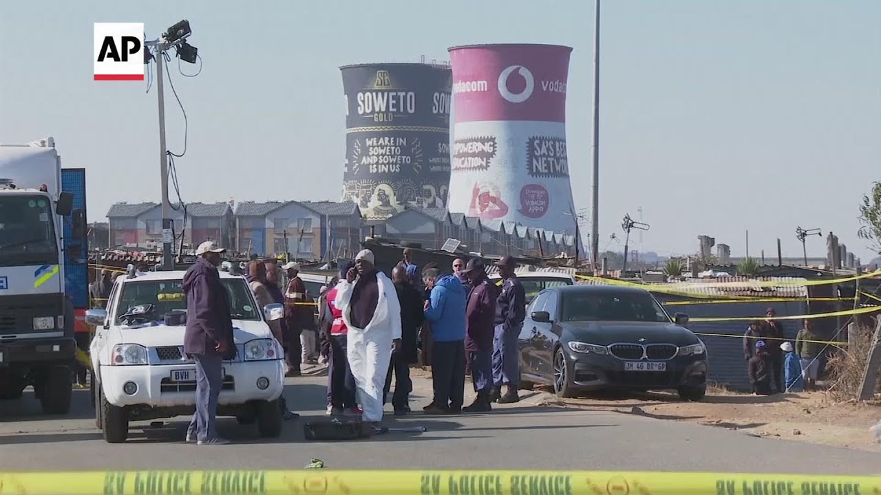 South Africa police say 15 killed in bar shooting - YouTube