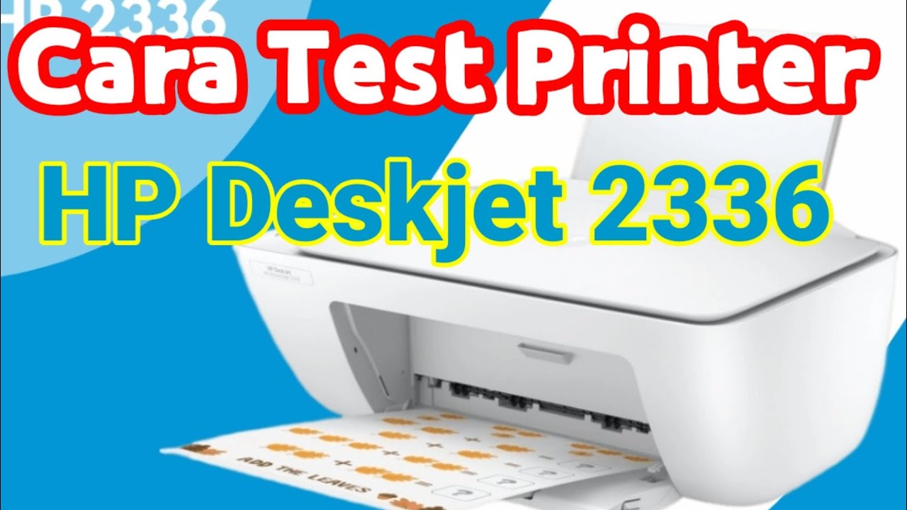 Cara Test Printer HP 2336 Self test tanpa komputer tanpa laptop - YouTube