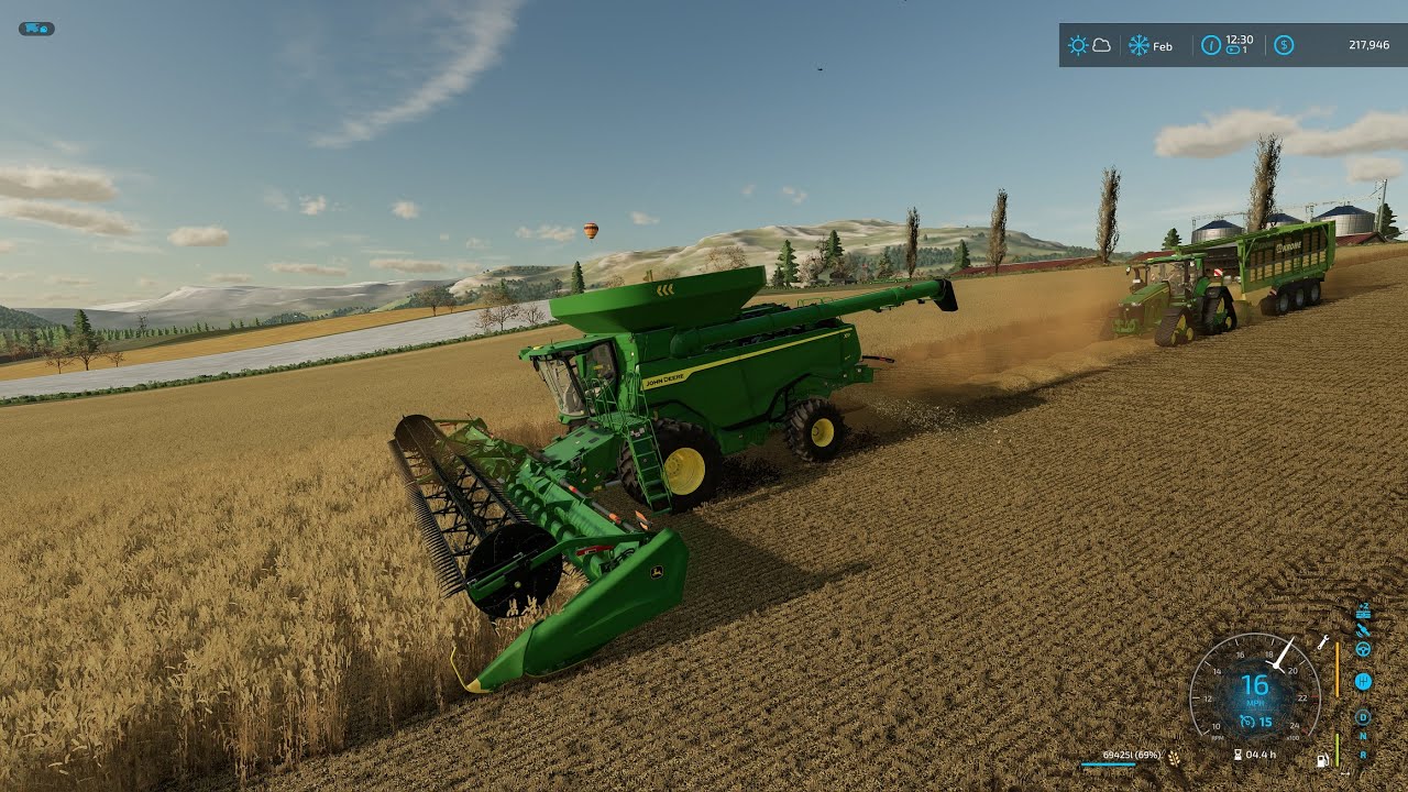 FS 22 Hills View Farm * 21 * New F13 – Wheat Harvest, Pig & Chicken ...