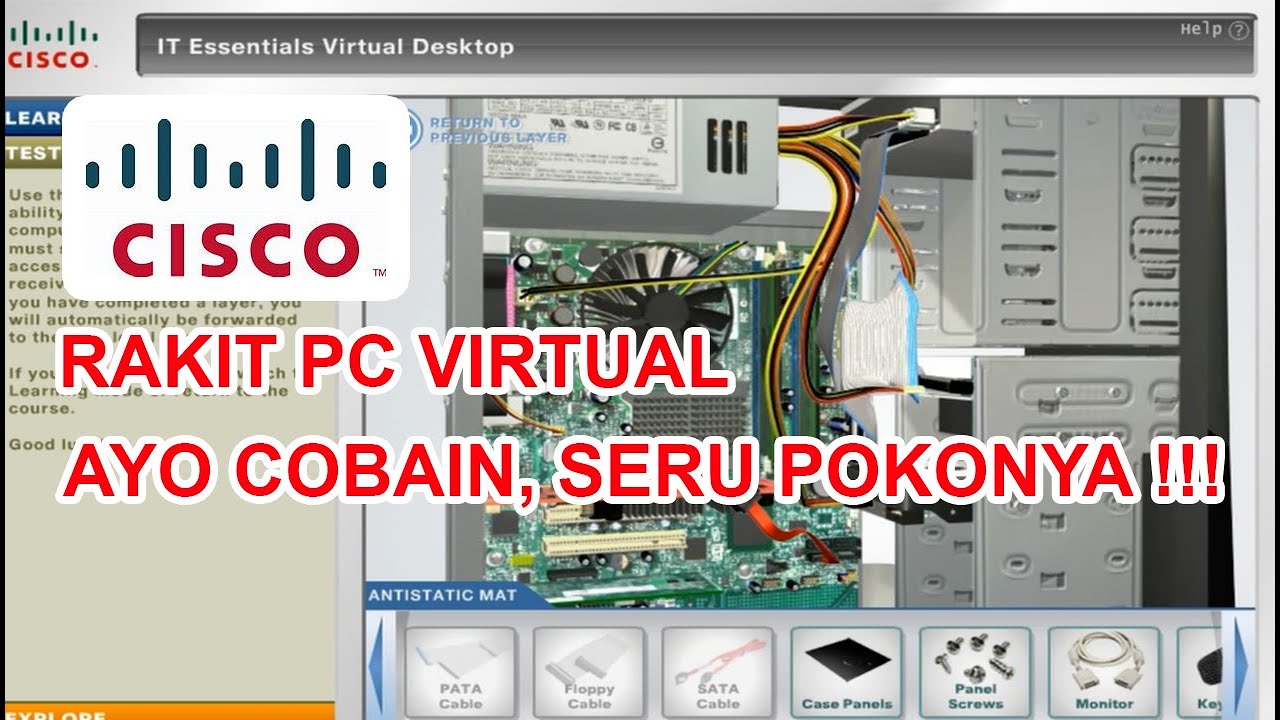 Merakit PC virtual menggunakan " Cisco IT Essentials Virtual desktop ...