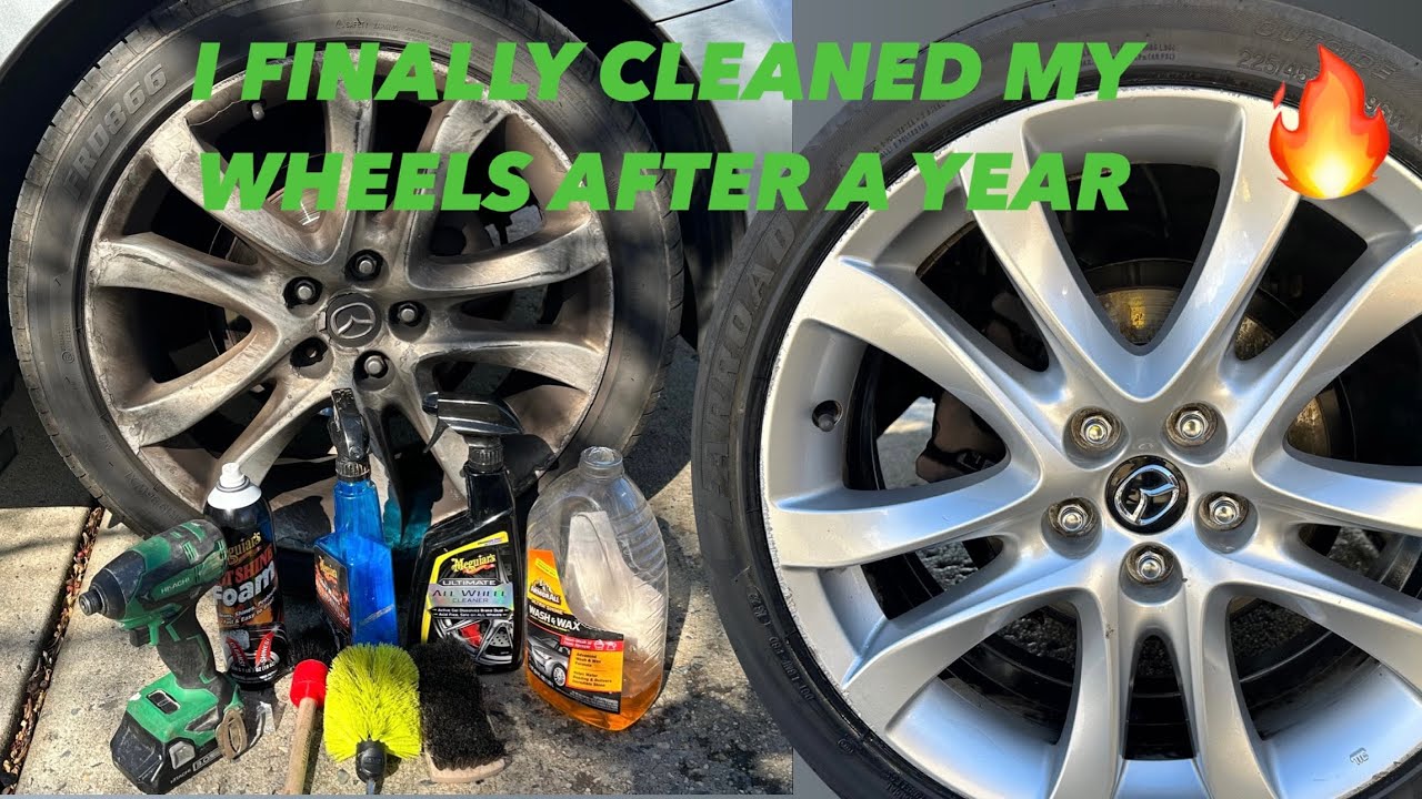 I Finally Washed My Wheels After A Year || 😱🔥 How To Perfectly Clean ...