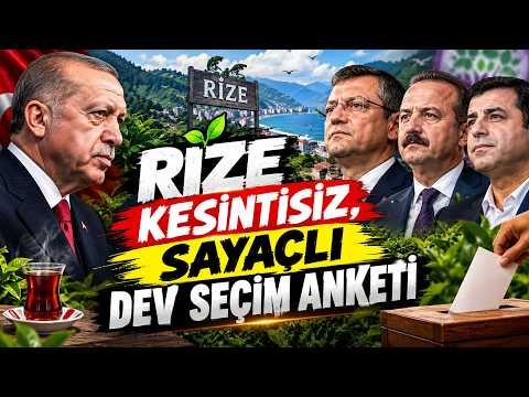 🔥YENİ ANKET 🌡️🎬 RİZE DEV SEÇİM ANKETİ KESİNTİSİZ SAYAÇLI | SOKAK RÖPORTAJLARI