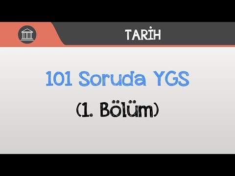 101 Soruda YGS Tarih - (1.Bölüm)