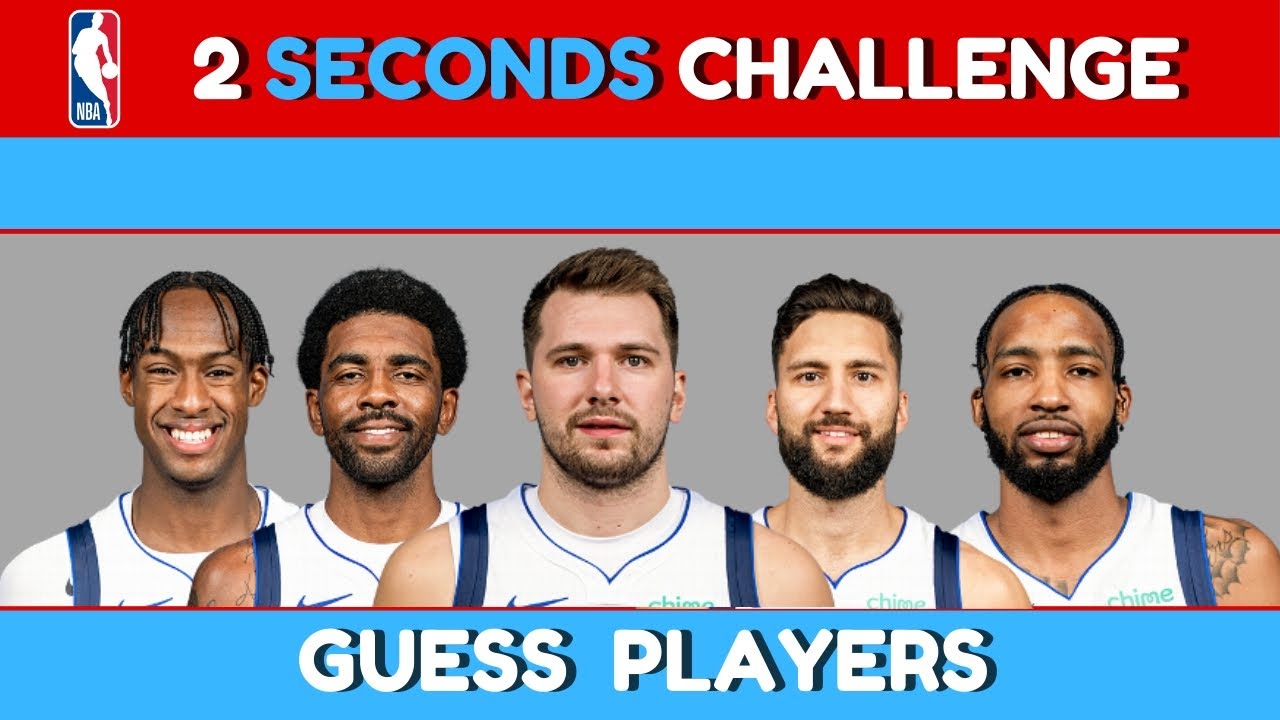 Guess The Basketball Player In 2 Seconds 🏀 Dallas Mavericks - YouTube