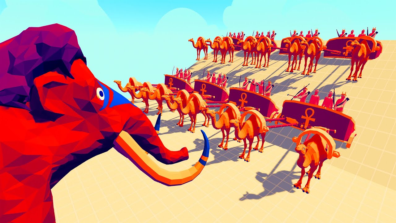 EGYPT FACTION vs MAMMOTH - Totally Accurate Battle Simulator | TABS ...