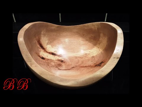 The forgotten bowl  A natural edge Irish Beech bowl / wood turning