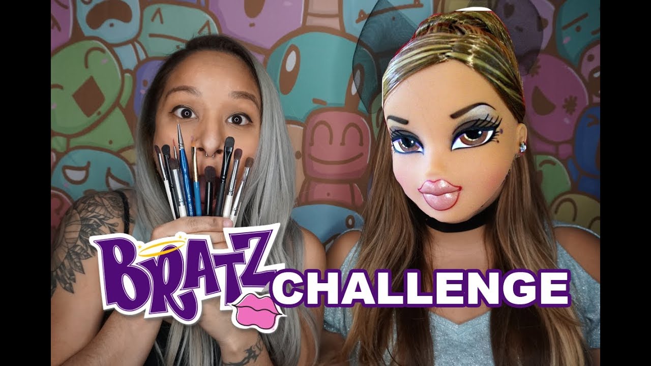 I DID THE BRATZ DOLL CHALLENGE ON MY FRIEND - YouTube