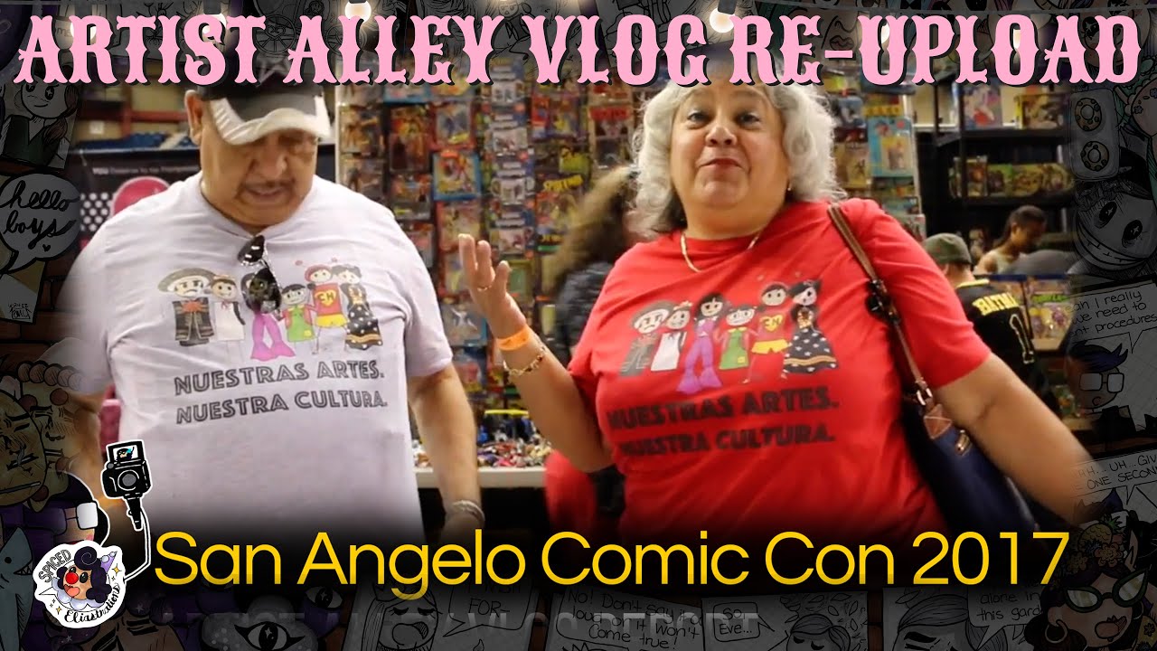Artist Alley Vlog 💜RE-UPLOAD💜 - San Angelo Comic Con 2017 - YouTube