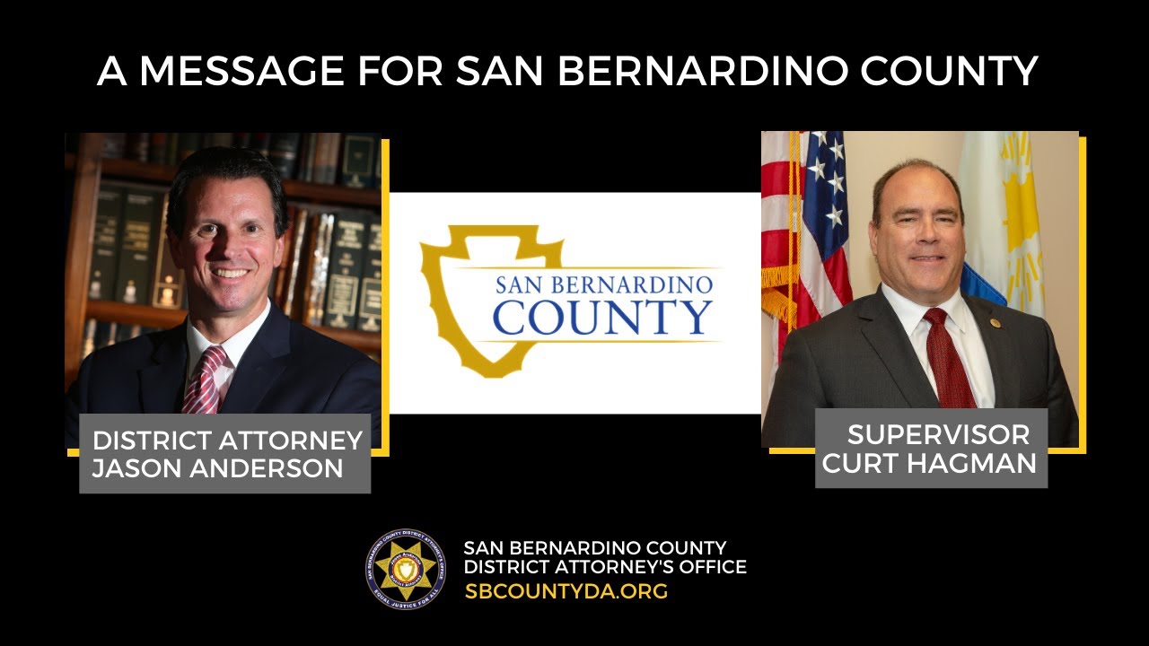 A Message For The People of San Bernardino County - YouTube