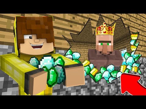 KRAL KÖYLÜNÜN ELMASLARINI ÇALDIM! 😱 - Minecraft